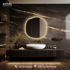 Irregular Bathroom LED Mirrors | Custom LED Mirrors – Royal Mirrors
