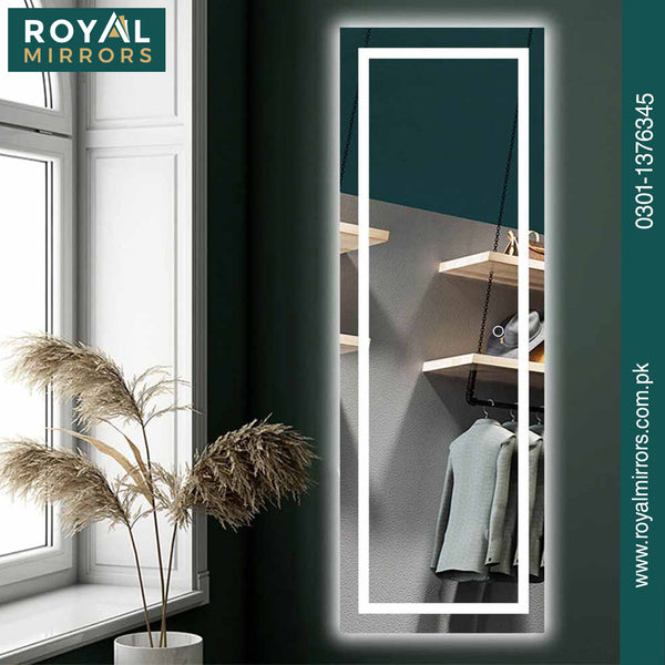 Luxury Smart Full-Length Mirror | Touch LED Full-Body Mirror – Royal ...