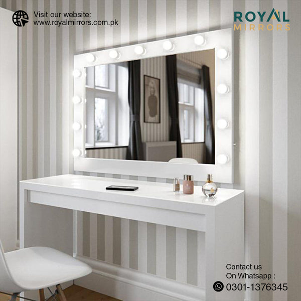 Lighted Makeup Mirror | Hollywood Makeup Vanity Mirror – Royal Mirrors